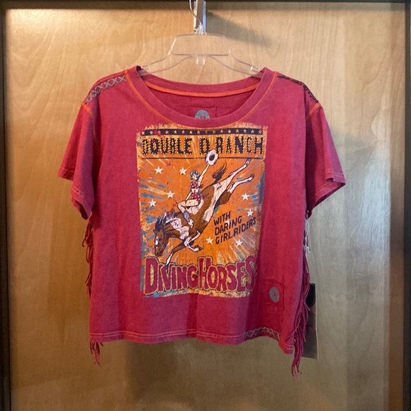 Double D Ranch | Tops | Double D Ranchwear Daring Girls Rider Top Size ...